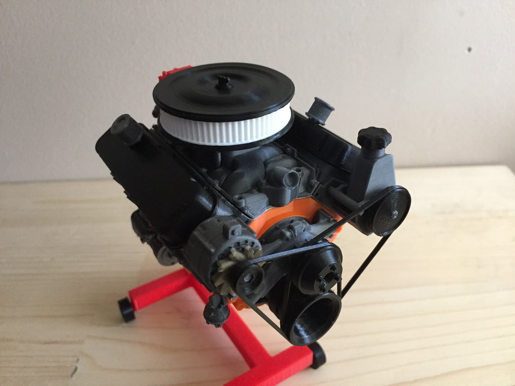 Big Block 454 Scale model engine – Scale Design by MrCommaD